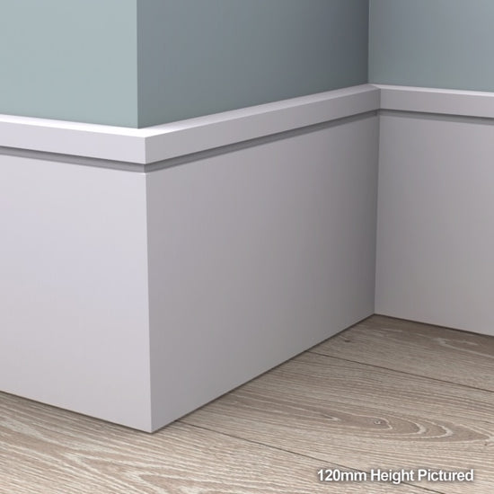 Square Edge Grooved Skirting - Single Groove Boards Available Now ...